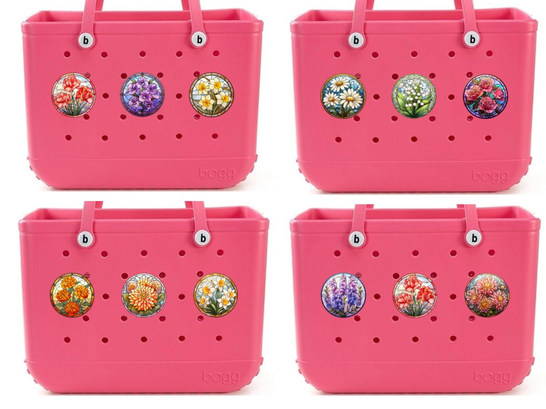 Bogg Bag Accessories Bogg Bag Charms Flowers Bogg Bag Flower Charms ...