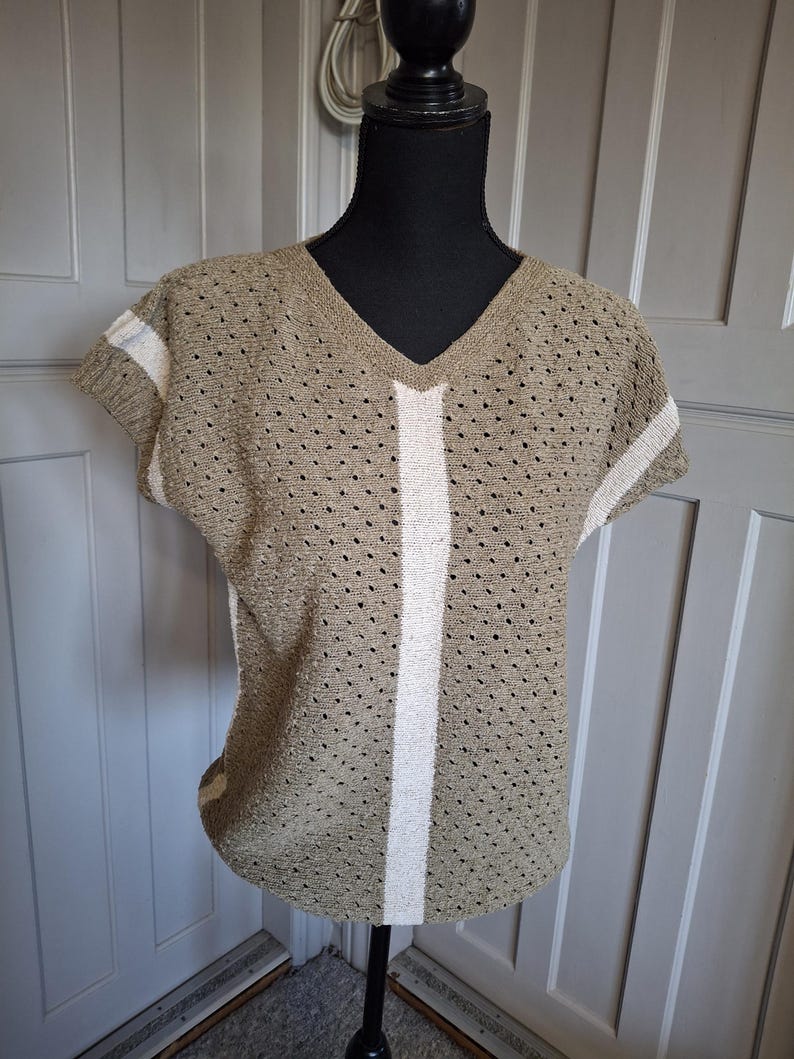 ROMA, Knitting Pattern for a Short Sleeved Jumper in Lace Pattern ...