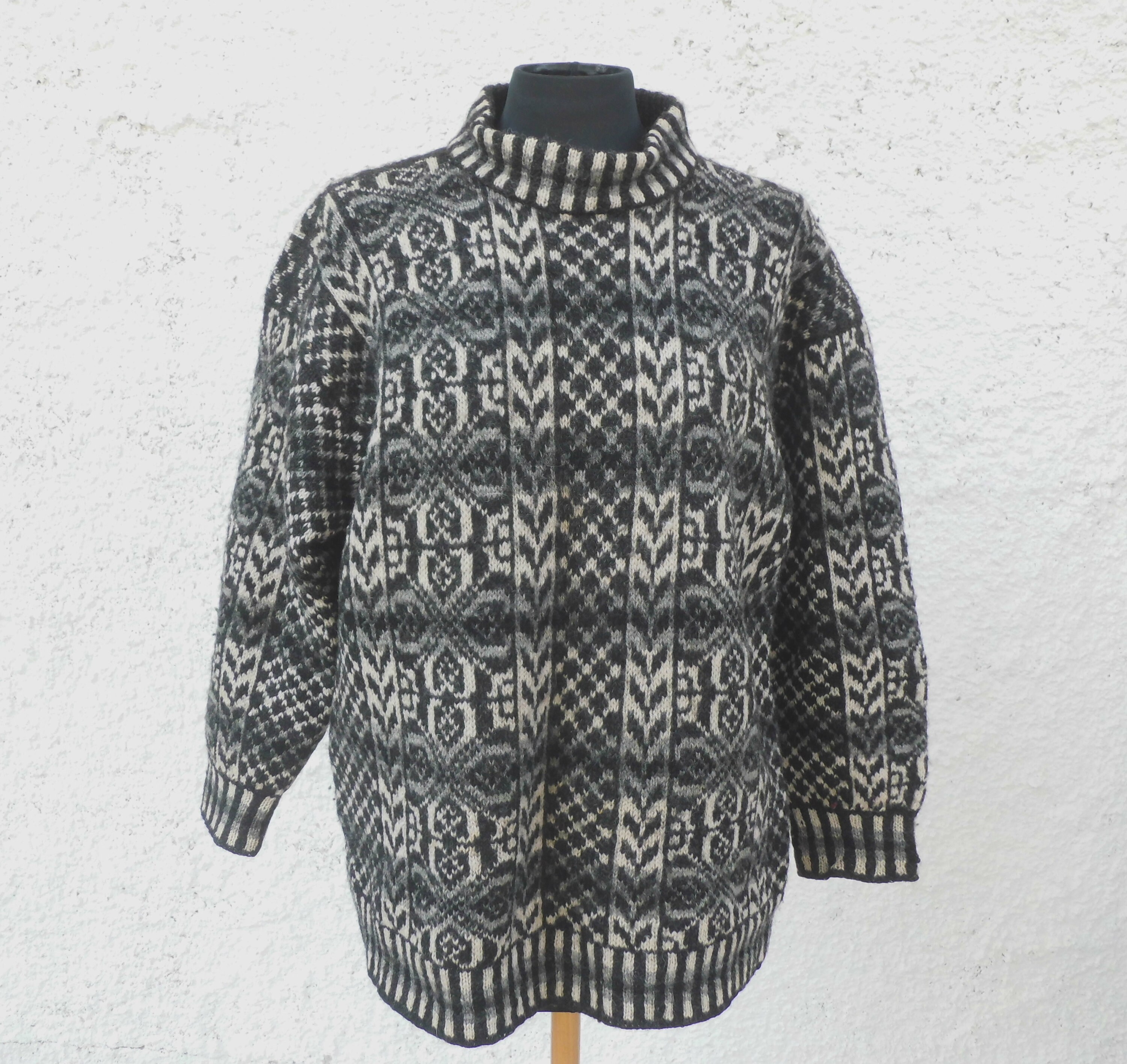 MEGAN, Knitting Pattern for a Fair Isle Jumper in Shetland Wool - the ...