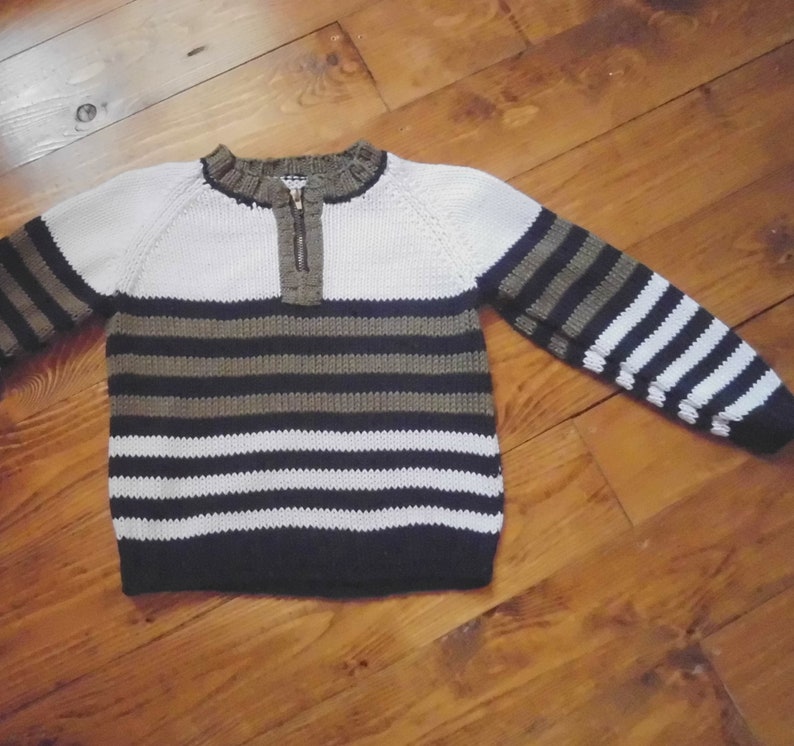 PAOLO RUSTIC Knitting Pattern for a Pullover in a Thick - Etsy