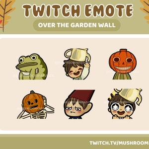 Over the Garden Wall | Twitch Emotes | 6 Pack - Etsy