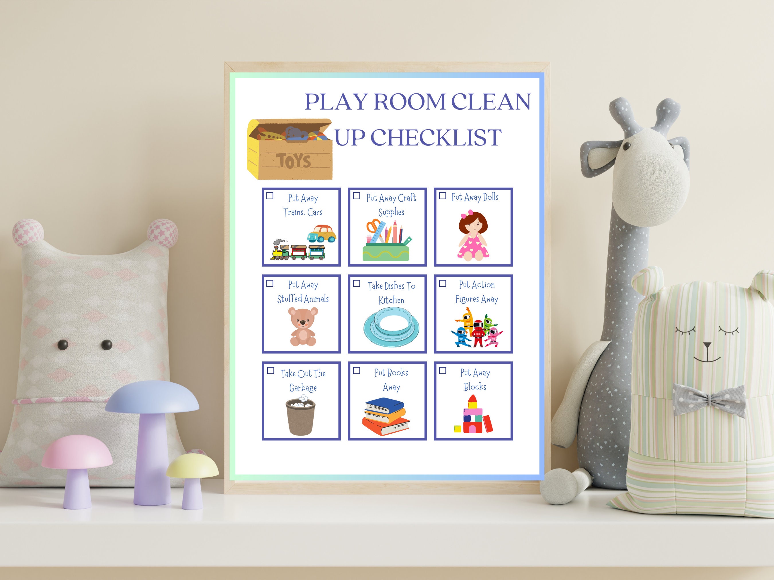 Chore Charts for Boys Routine Checklist Printable Chore Charts for Kids ...