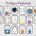 Space Flash Cards, Educational Flash Cards, Flash Cards, Digital Print ...