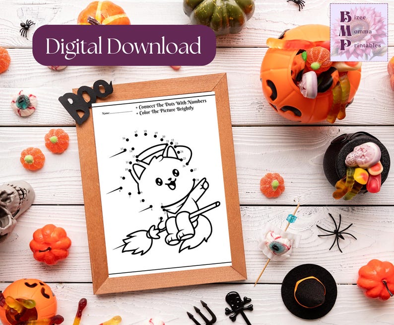 Halloween Activity Book for Kids | Printable Spooky Fun Pages | 100 ...
