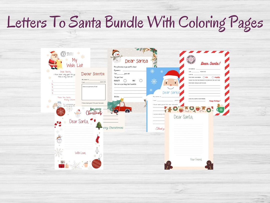 Christmas Letters, Santa Letters, Coloring Pages, Christmas, Holiday ...