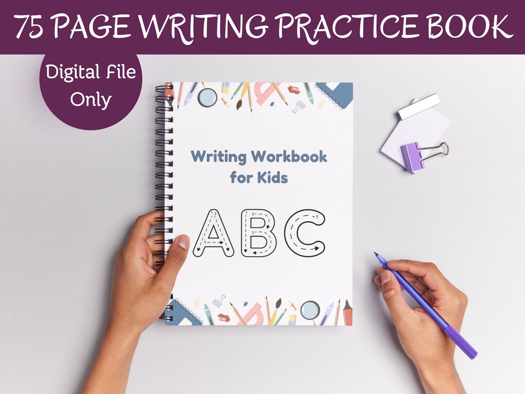 Writing Activity Book for Kids Homeschool Writing Activities Writing ...