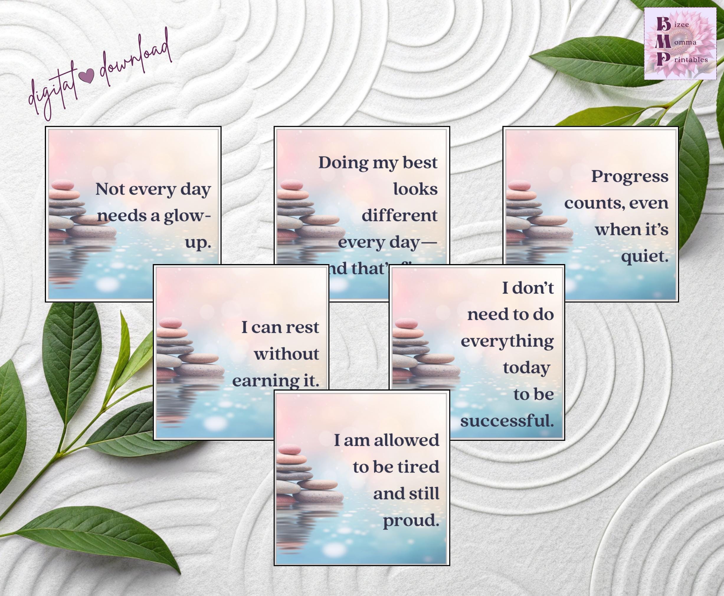 Unfiltered Encouragement Printable Affirmation Cards | Honest Quotes ...