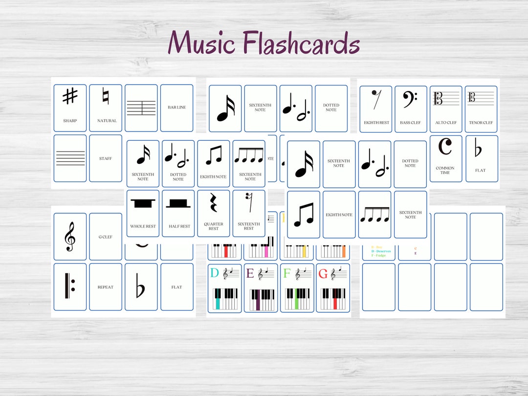 Music Flashcards, Flashcards, Educational Flashcards, Learning, Home ...