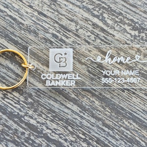 Bulk-- Realtor Brokerage Keychains, Realtor Key Handover, Closing Day ...