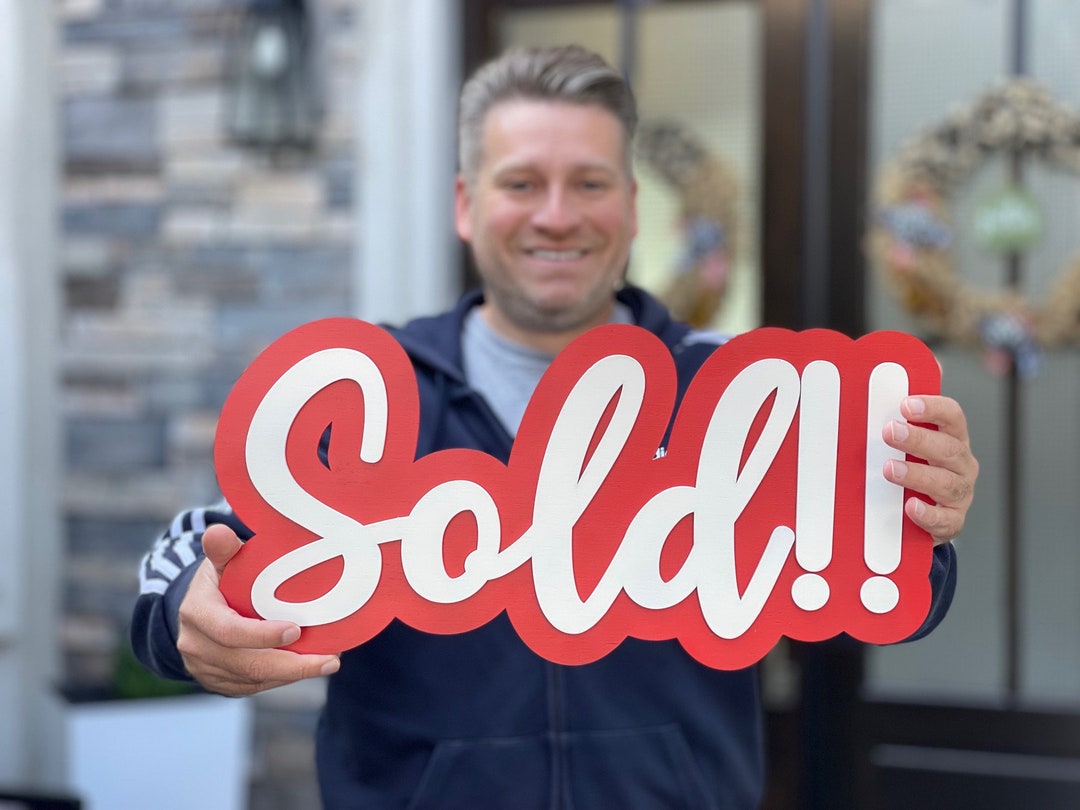 Sold Real Estate Photo Prop, Listing Agent, Buyers Agent, Real Estate ...