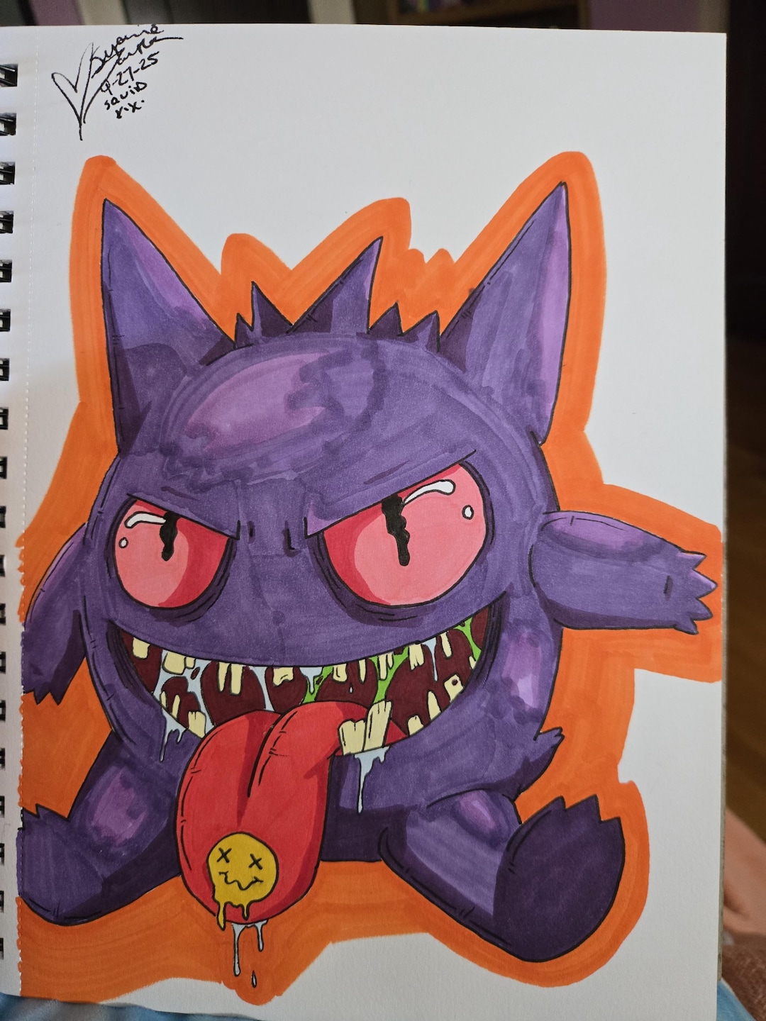 Trippy Gengar - Etsy