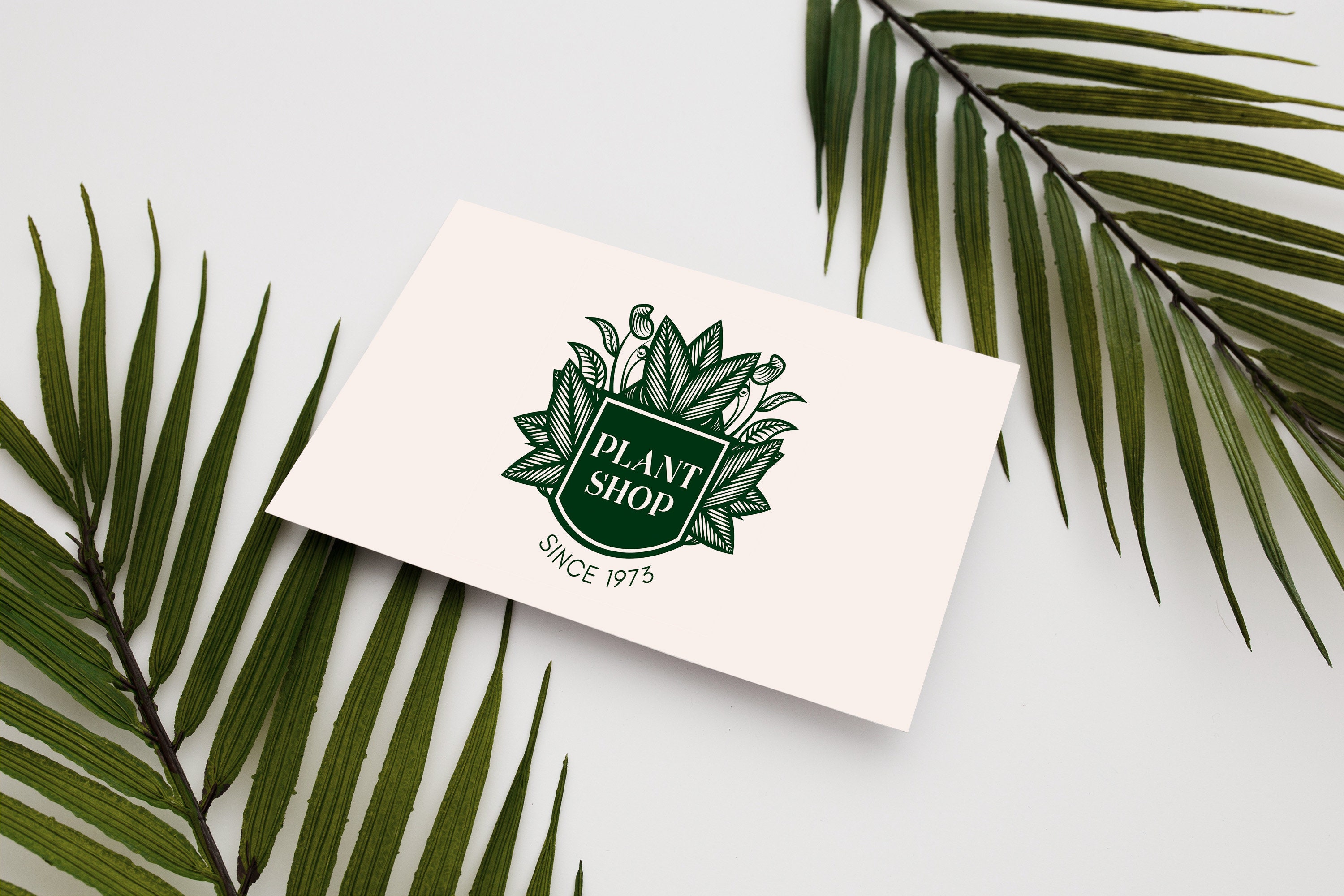 Plant Shop Logo, Custom Plant Logo, Professional Logo, Floral Logo ...