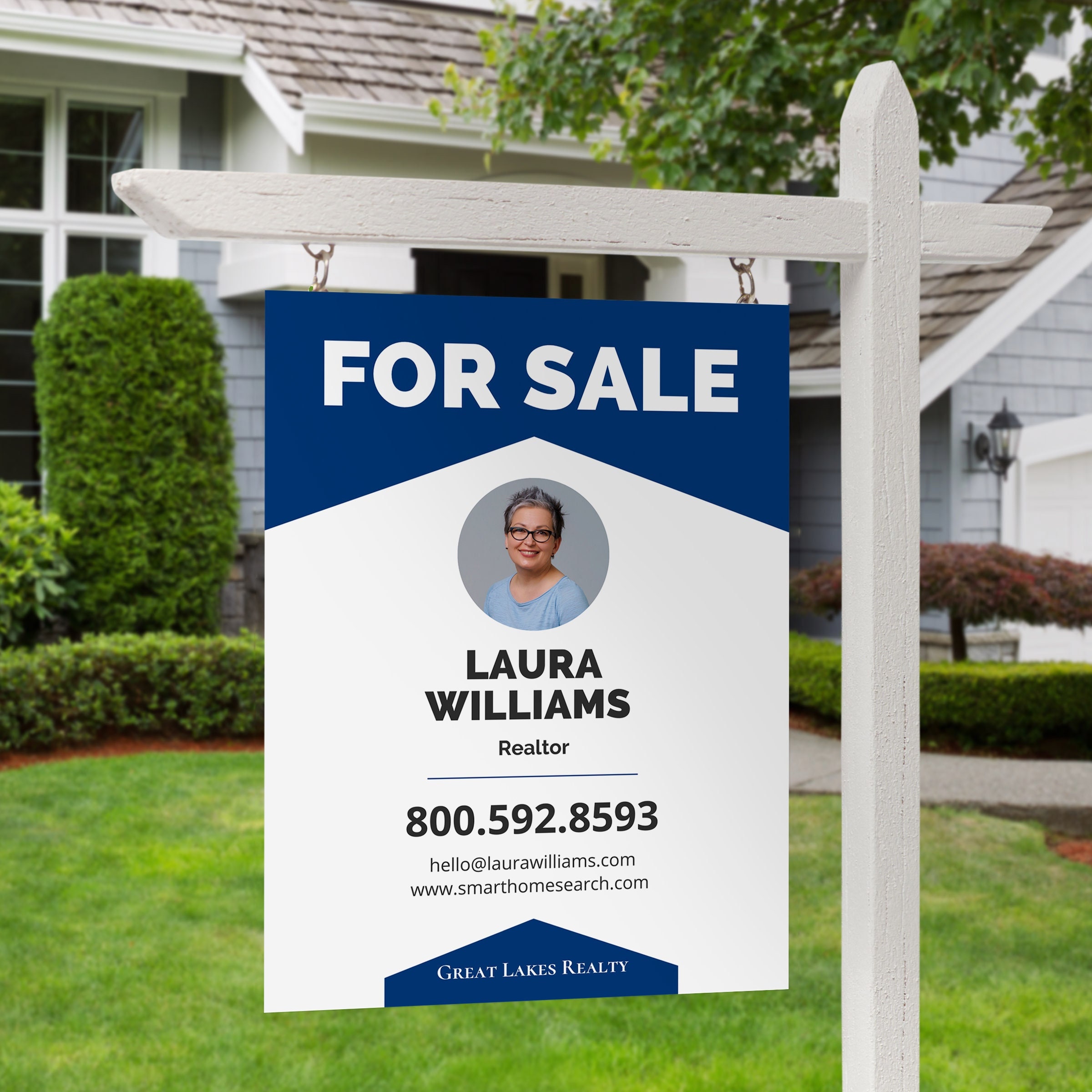 Modern for Sale Sign Template, Canva Real Estate for Sale Sign Template ...