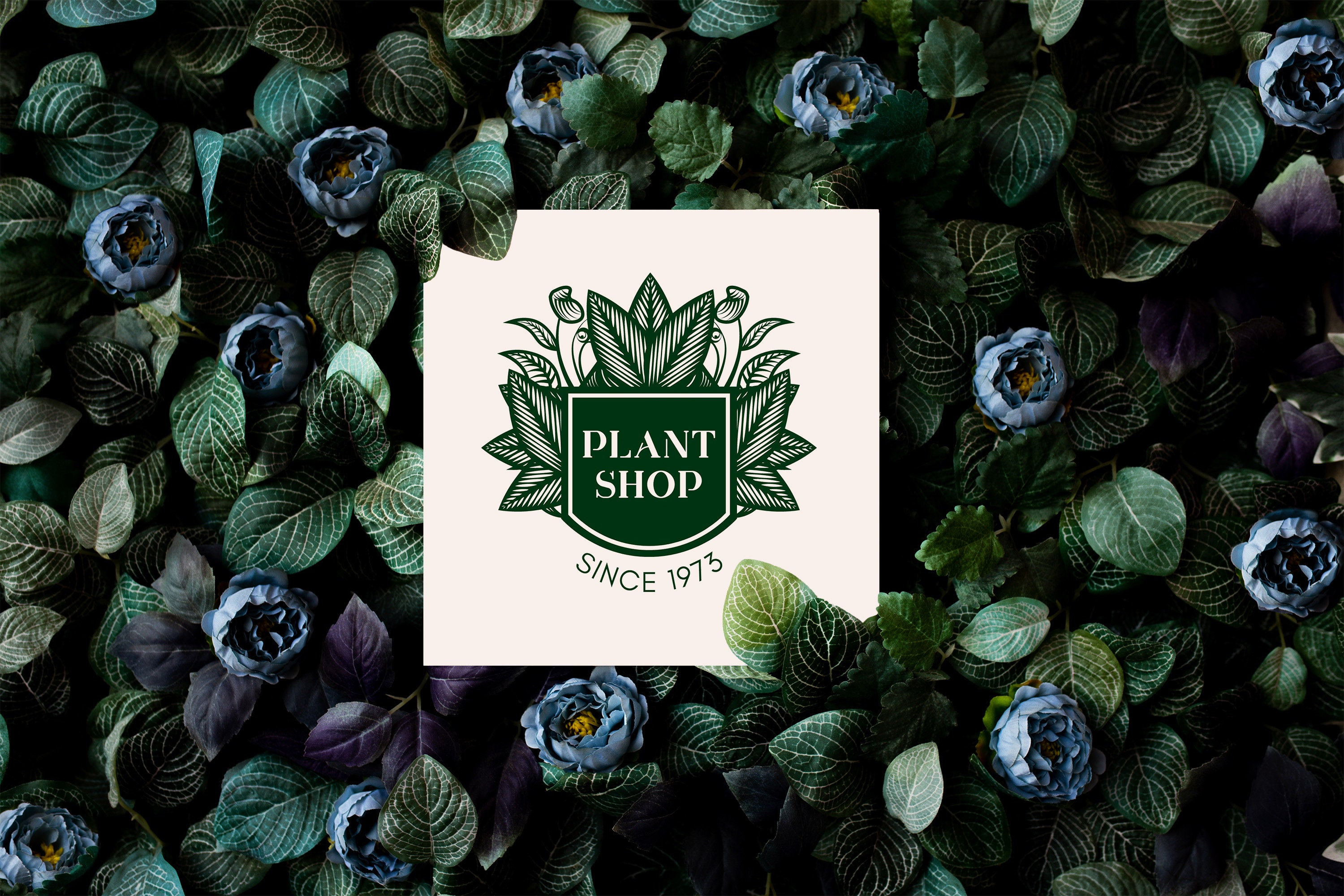Plant Shop Logo, Custom Plant Logo, Professional Logo, Floral Logo ...