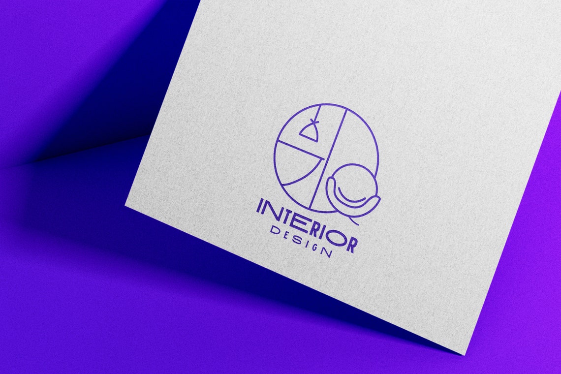 Custom Hand Drawn Logo, Interior Design Logo, Home Decor Design, Simple ...