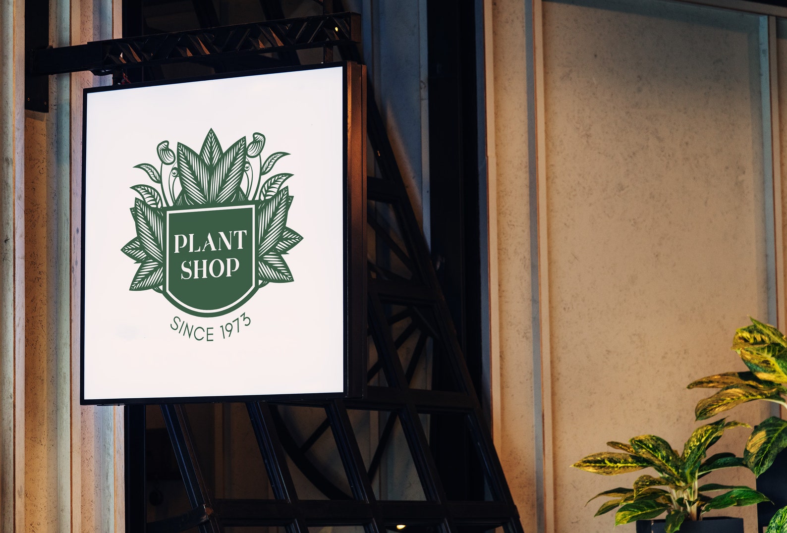 Plant Shop Logo, Custom Plant Logo, Professional Logo, Floral Logo ...