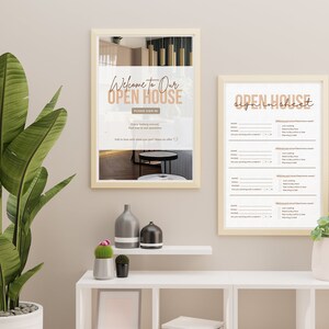 Open House Sign in Sheet & Welcome Sign Pdfs | Real Estate Marketing ...