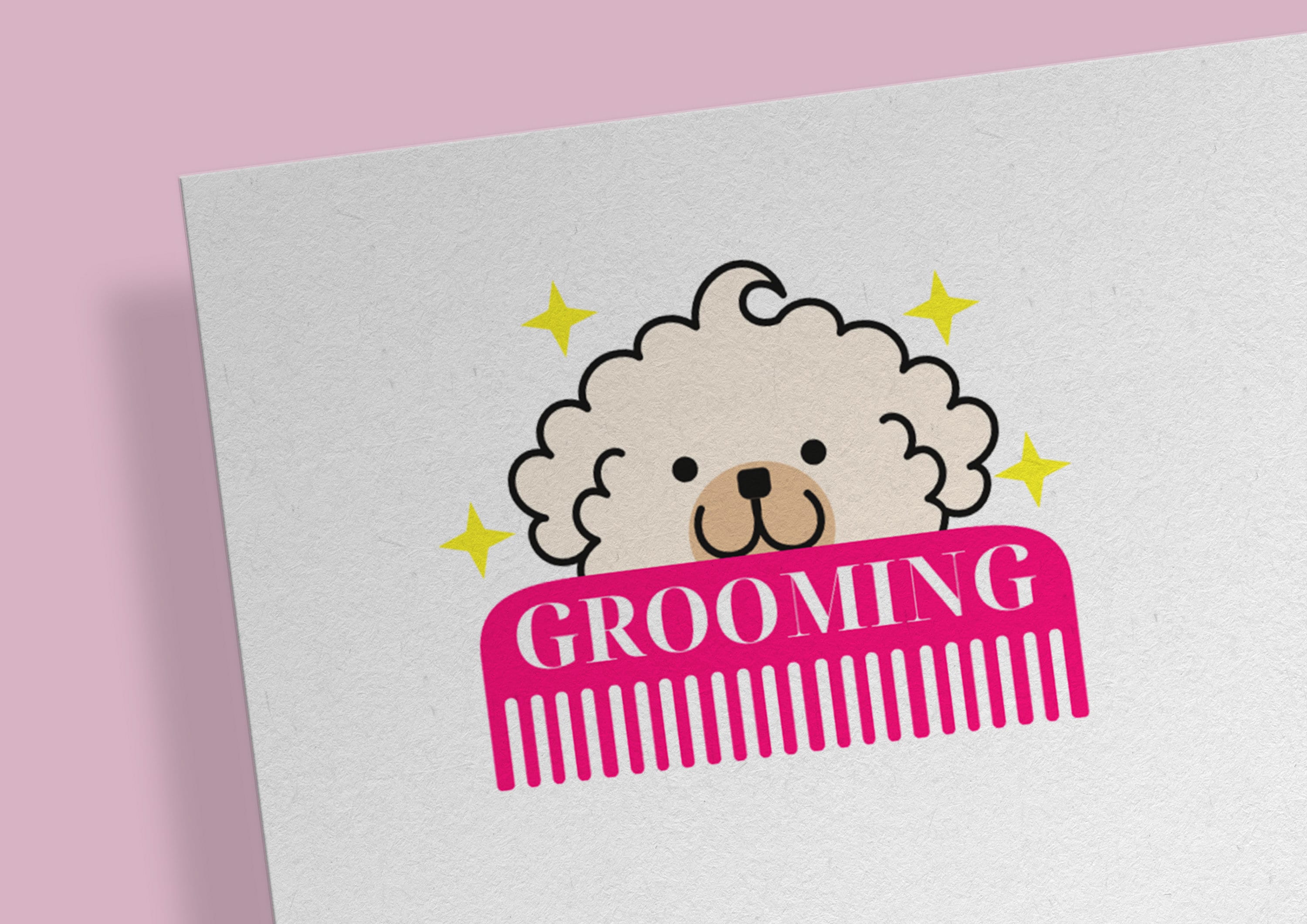 Pet Groomer Logo, Premade Logo, Pet Grooming, Business Branding ...