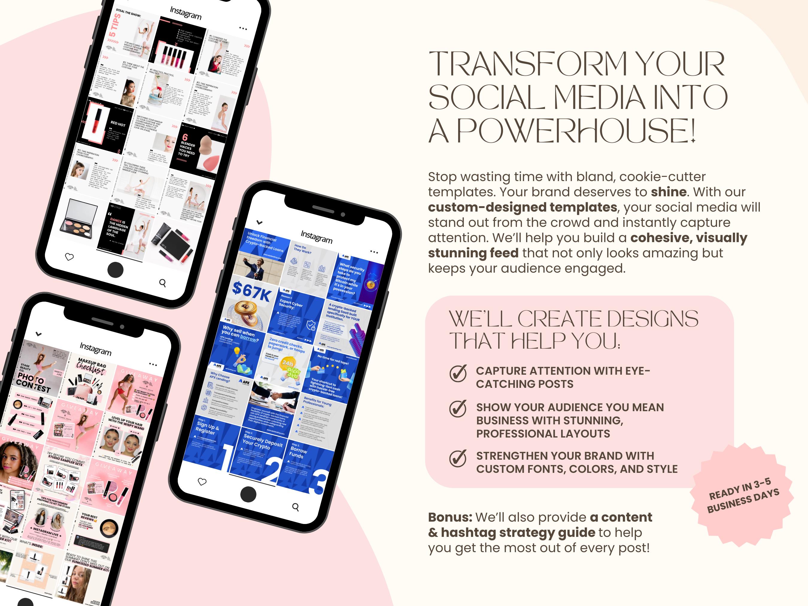 Custom Social Media Templates Custom Branding Design Custom Social ...