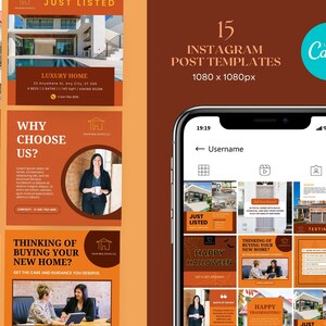 Fall Social Media Post for Realtors Real Estate Marketing Canva ...