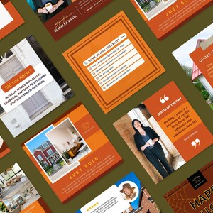 Fall Social Media Post for Realtors Real Estate Marketing Canva ...