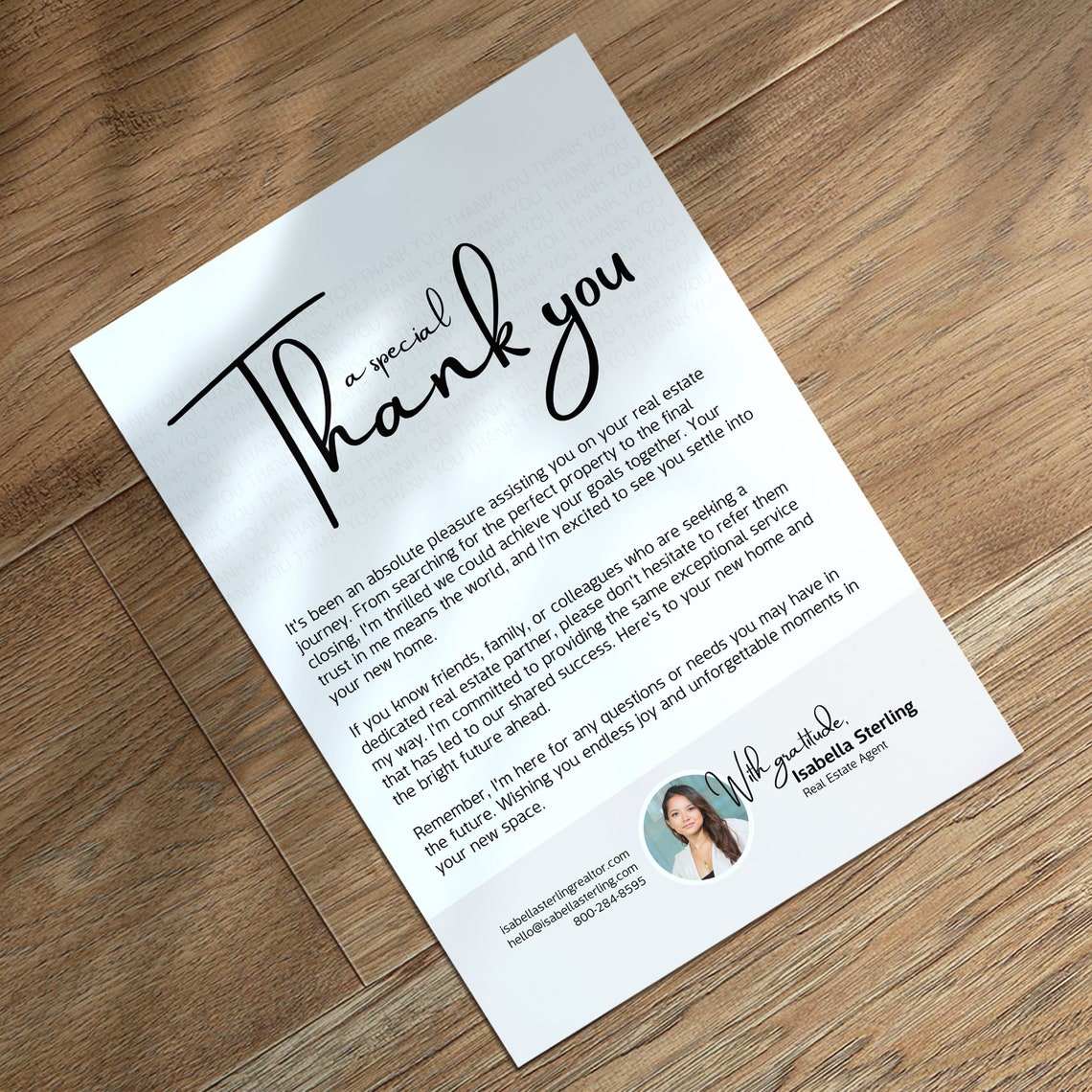 Realtor Marketing Thank You Letter | Referral Prospecting | New Agent ...