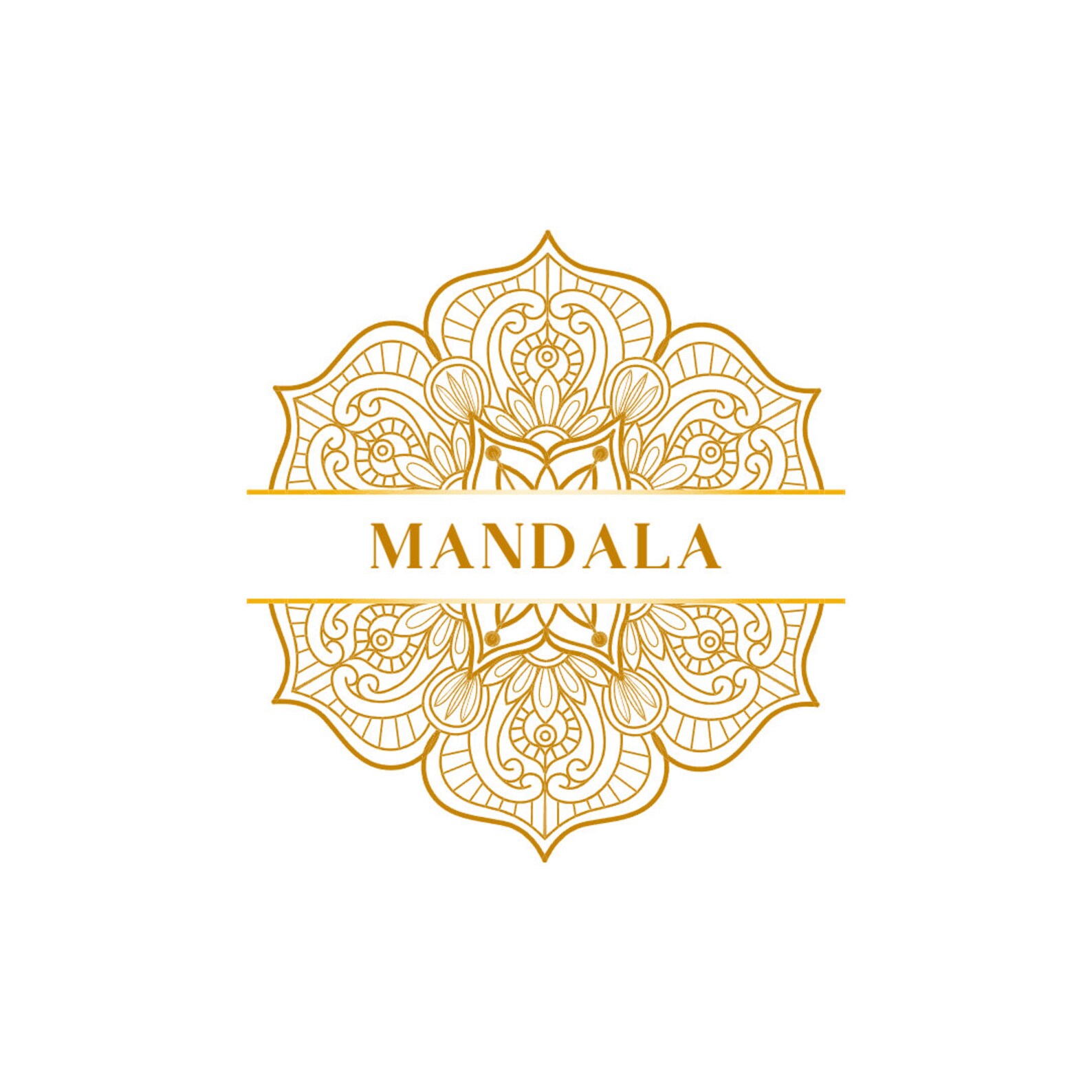 Mandala Logo Design, Brand Template Canva, Health Logo, Wellness ...