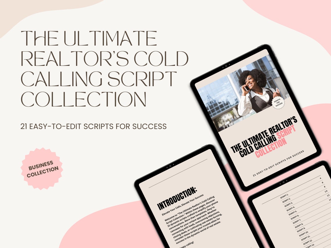 Cold Calling, 21 Real Estate Cold Calling Scripts, Realtor Cold Calling ...