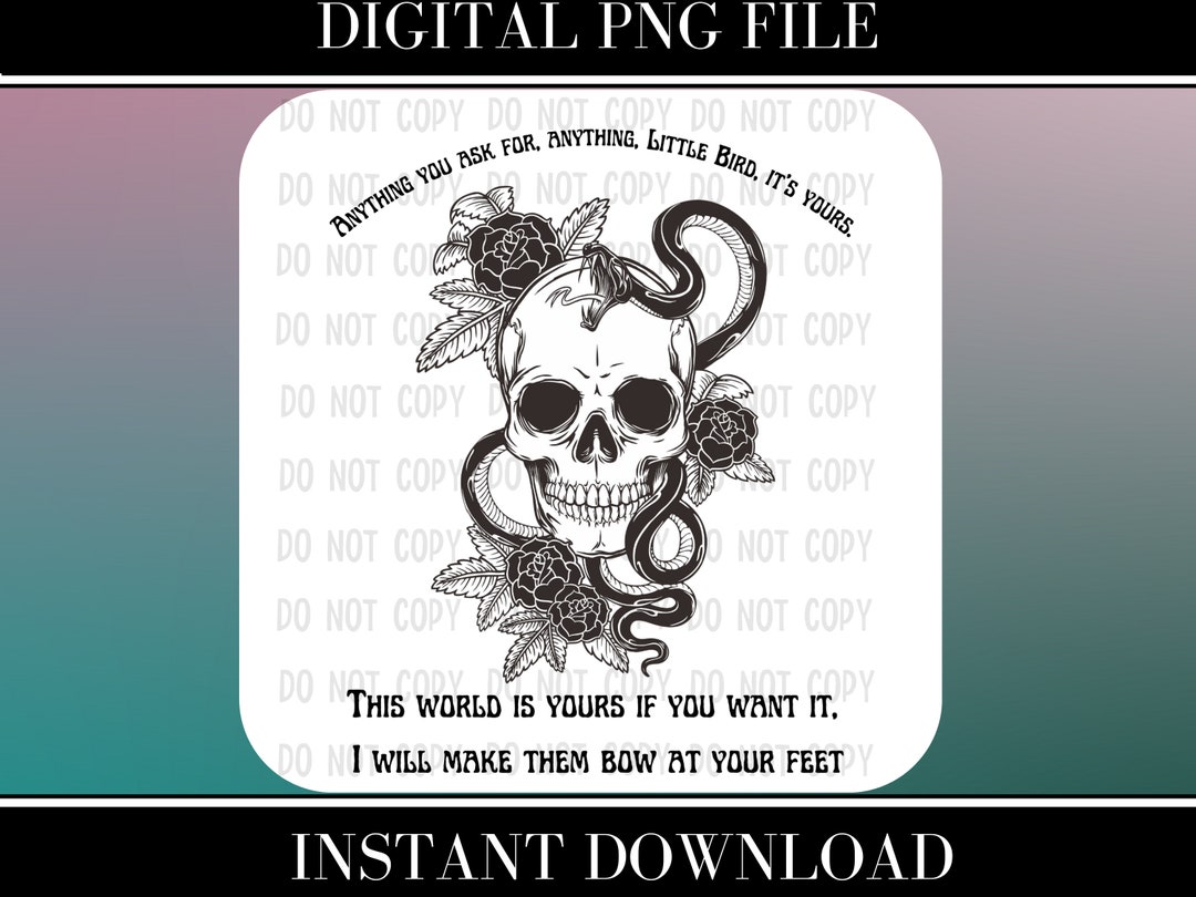 Den of Vipers PNG, Dark Romance Sublimation Design (digital Download ...