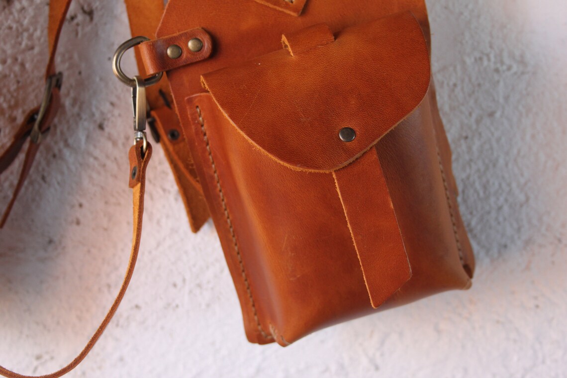 Leather Holster Bag Handmade for Women for Man - Etsy
