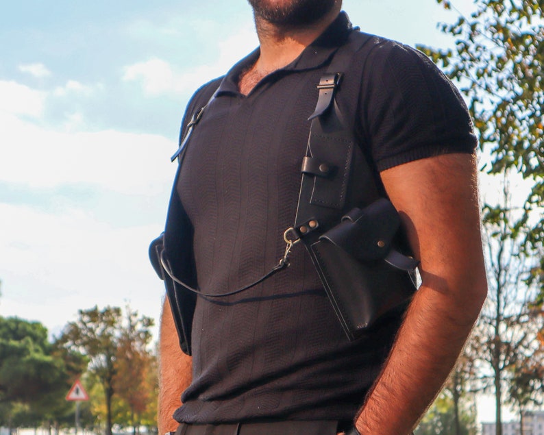 Leather Holster Bag Shoulder Utility Bag Hip Holster Bag Wist - Etsy