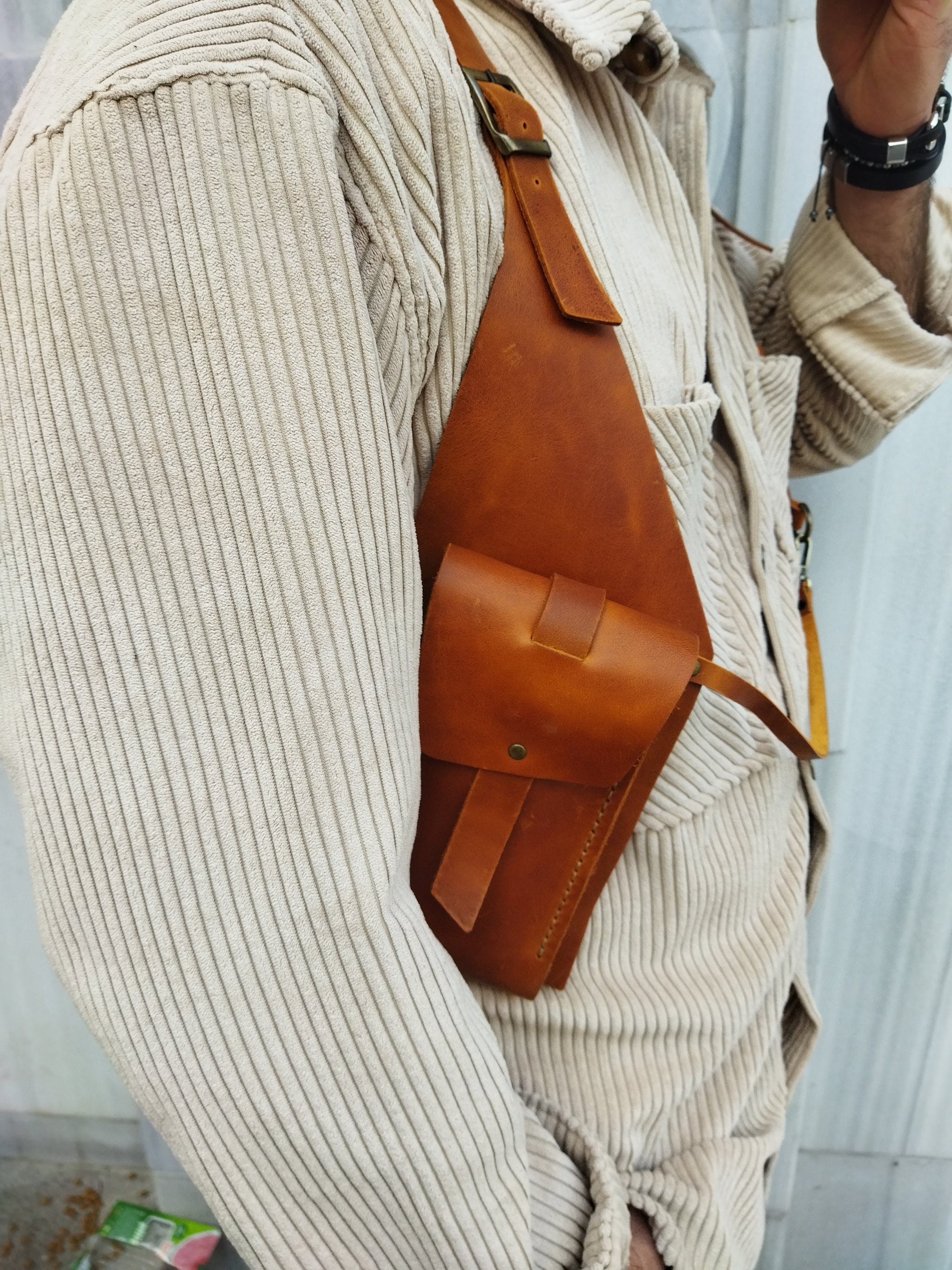 Holster Bag Leather Handmade - Etsy