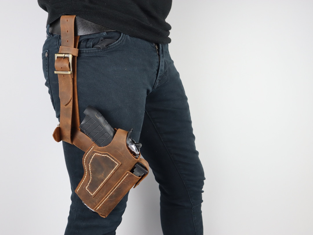 Leg Gun Holster, Leg Holster, Adjustable Drop Leg Holster, Multi Gun ...