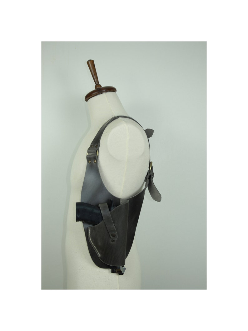 Custom Leather Shoulder, Leather Gun Holster, Underarm Holster for Colt ...