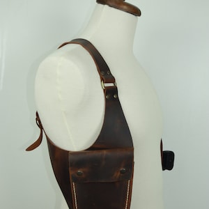 Custom Leather Shoulder, Leather Gun Holster, Underarm Holster for Colt ...