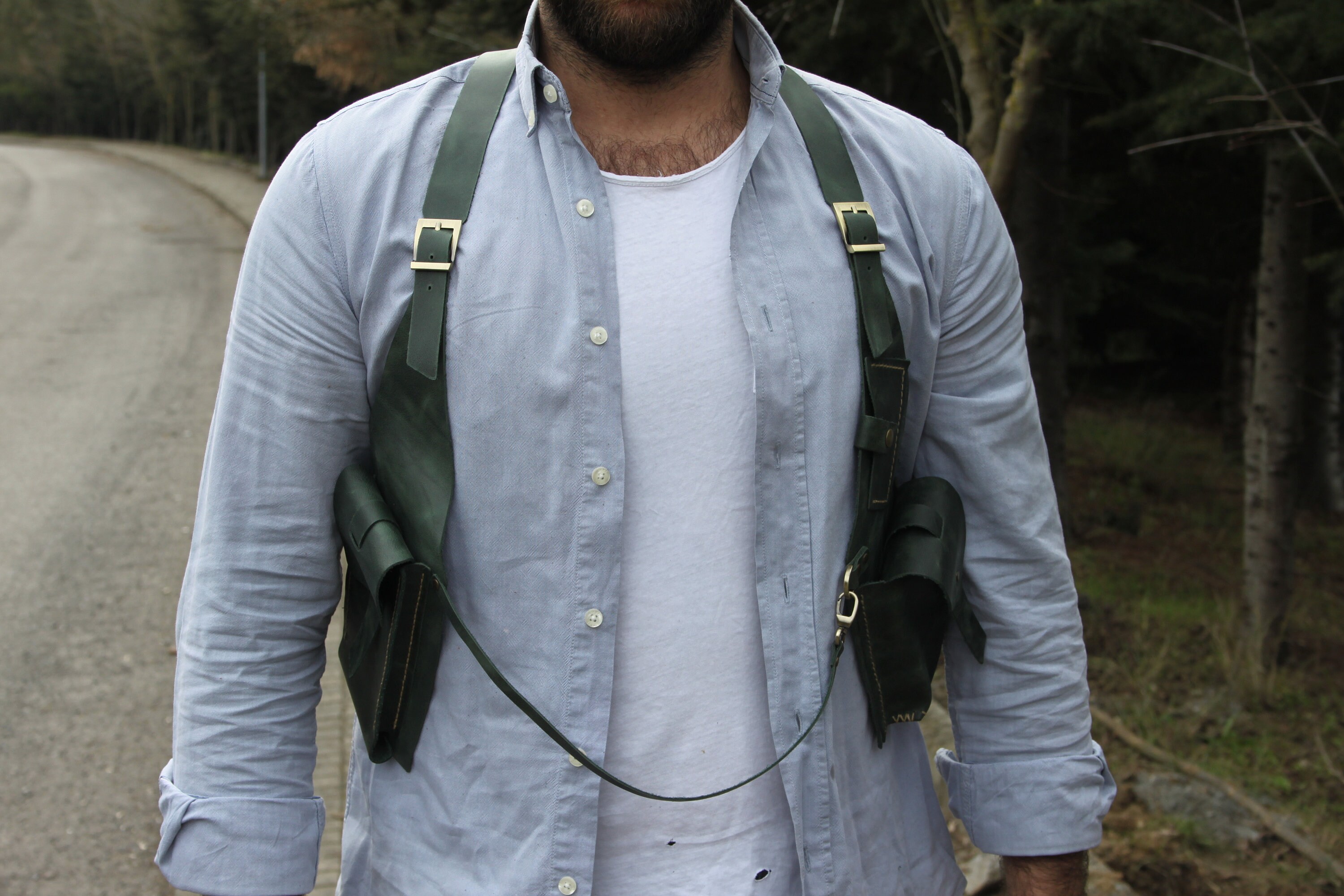 Holster Bag Leather Handmade | Etsy