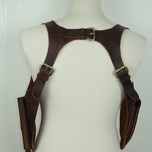 Custom Leather Shoulder, Leather Gun Holster, Underarm Holster for Colt ...