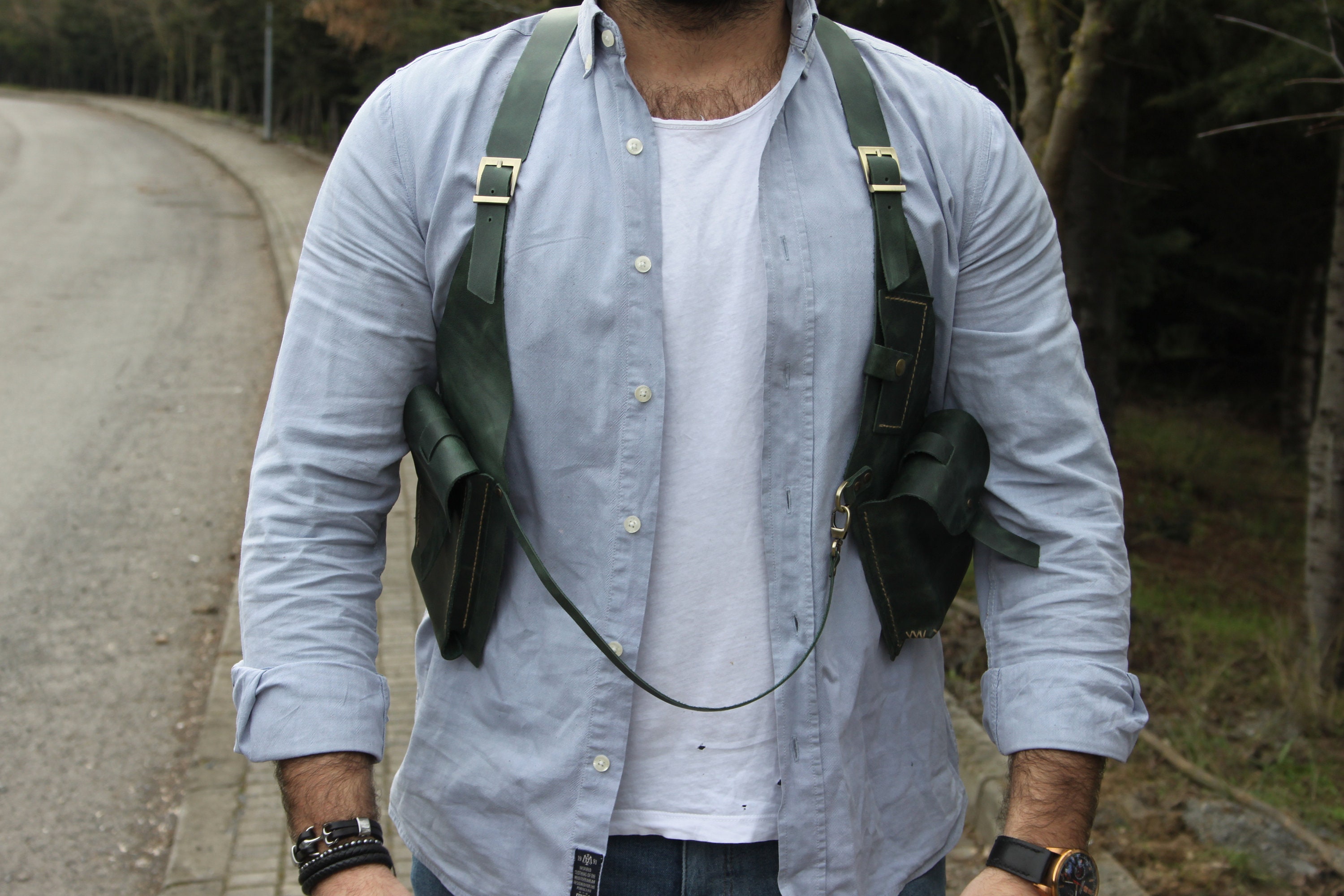 Holster Bag Leather Handmade - Etsy