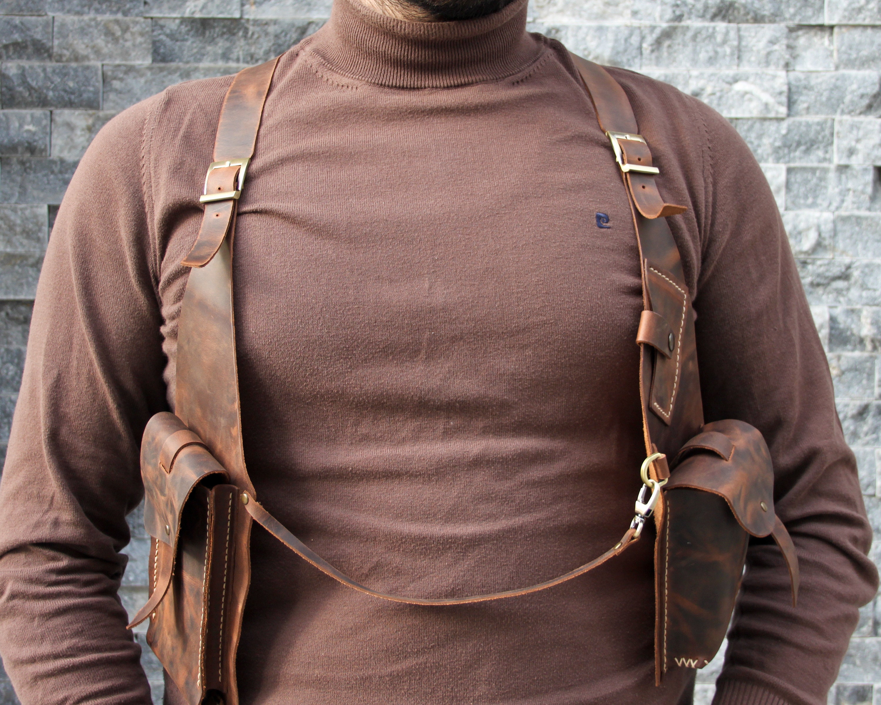 Leather Holster Bag Shoulder Utility Bag Hip Holster Bag Wist - Etsy