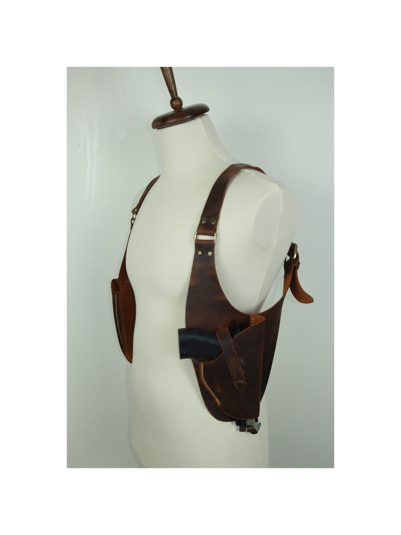 Custom Leather Shoulder, Leather Gun Holster, Underarm Holster for Colt ...
