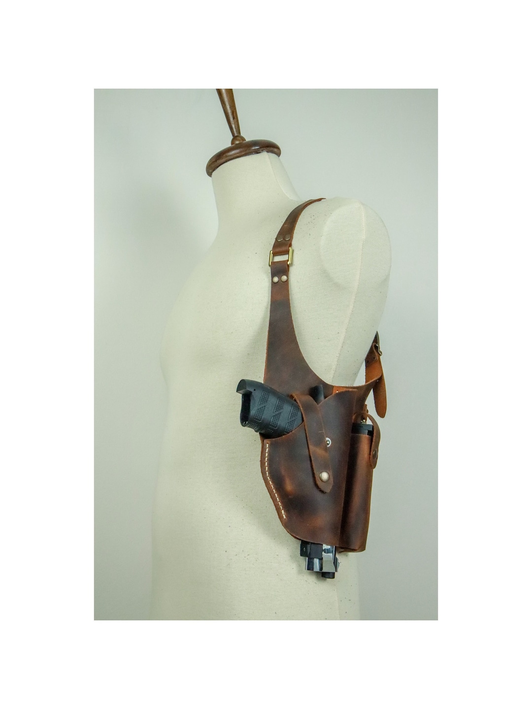 Costum Leather Shoulder, Leather Gun Holster, Underarm Holster for Colt ...