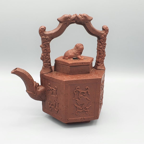 Terracotta Teapot - Etsy