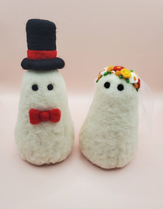 Ghost Bride and Groom Spooky Wedding Decorations Halloween - Etsy