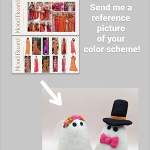 Ghost Bride and Groom Spooky Wedding Decorations Halloween Bridal - Etsy