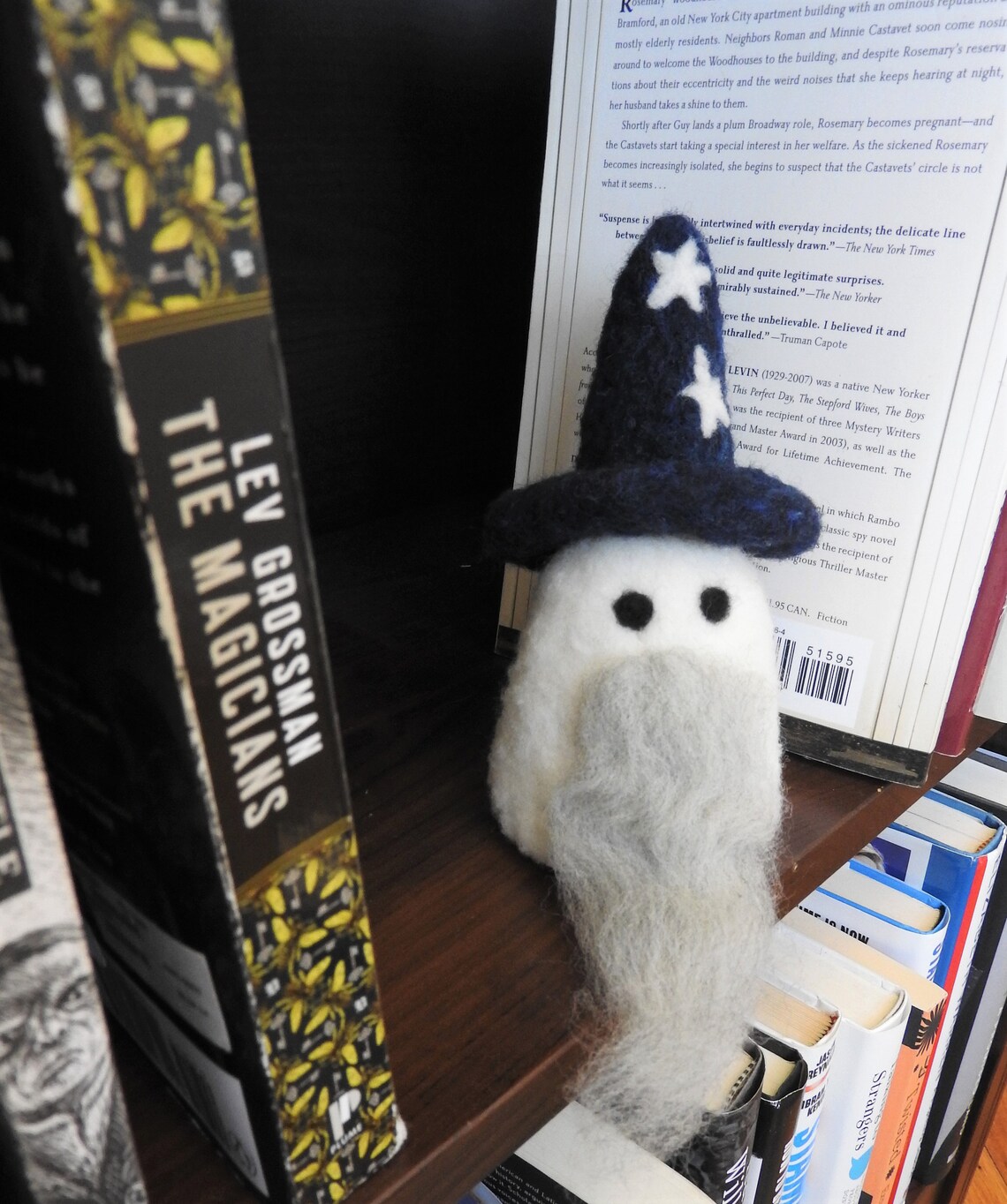 Wool Felted Ghost Wizard | Etsy