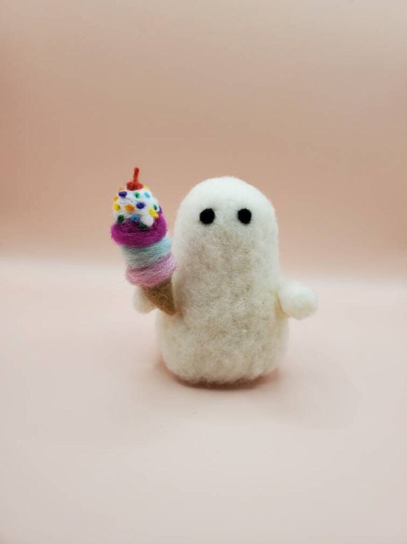 Ice Cream Cone Ghosts Spooky Summer Decorations Summer - Etsy
