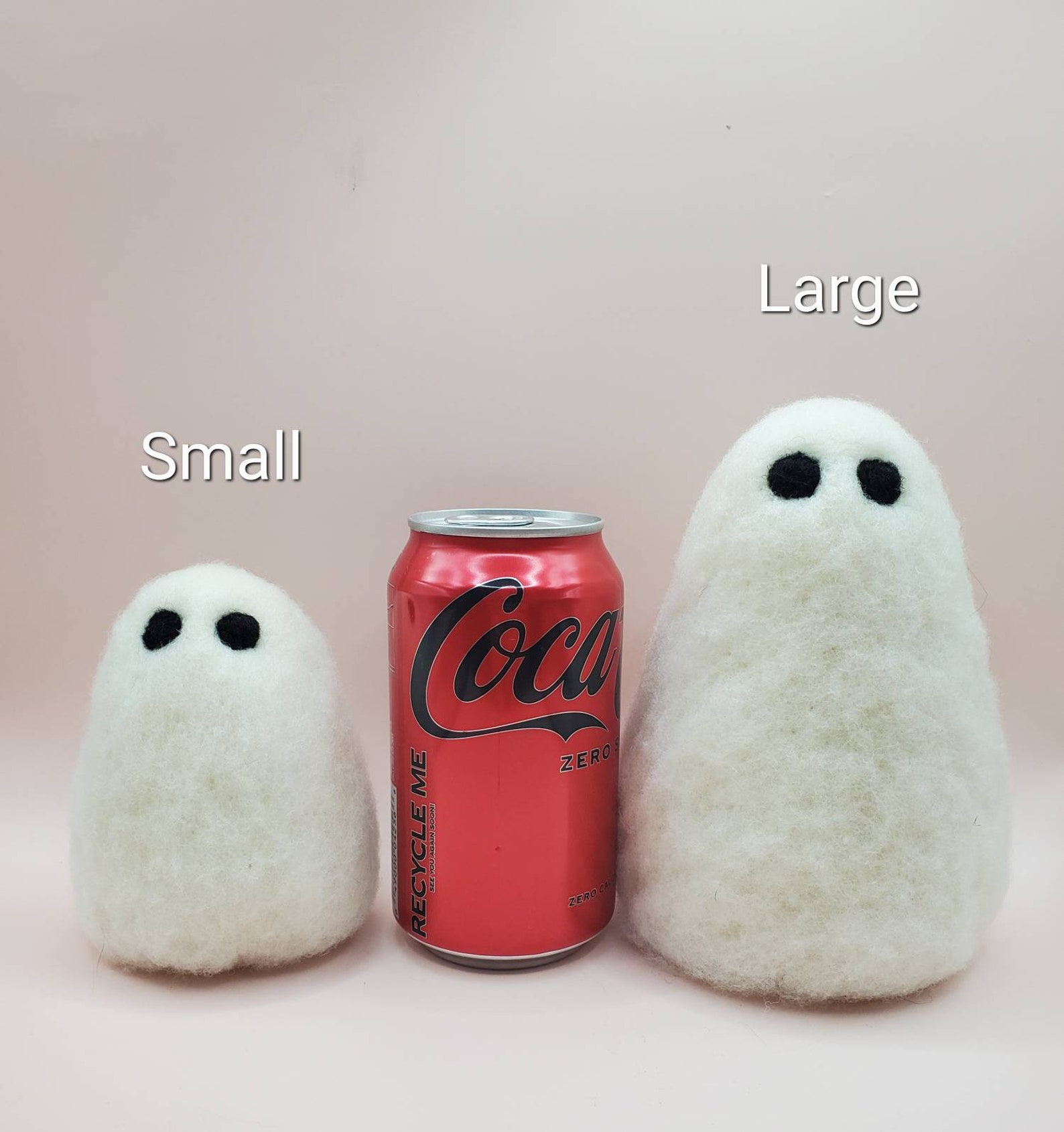 Candy Corn Wool Felted Ghost Cute Ghost Halloween Decoration - Etsy