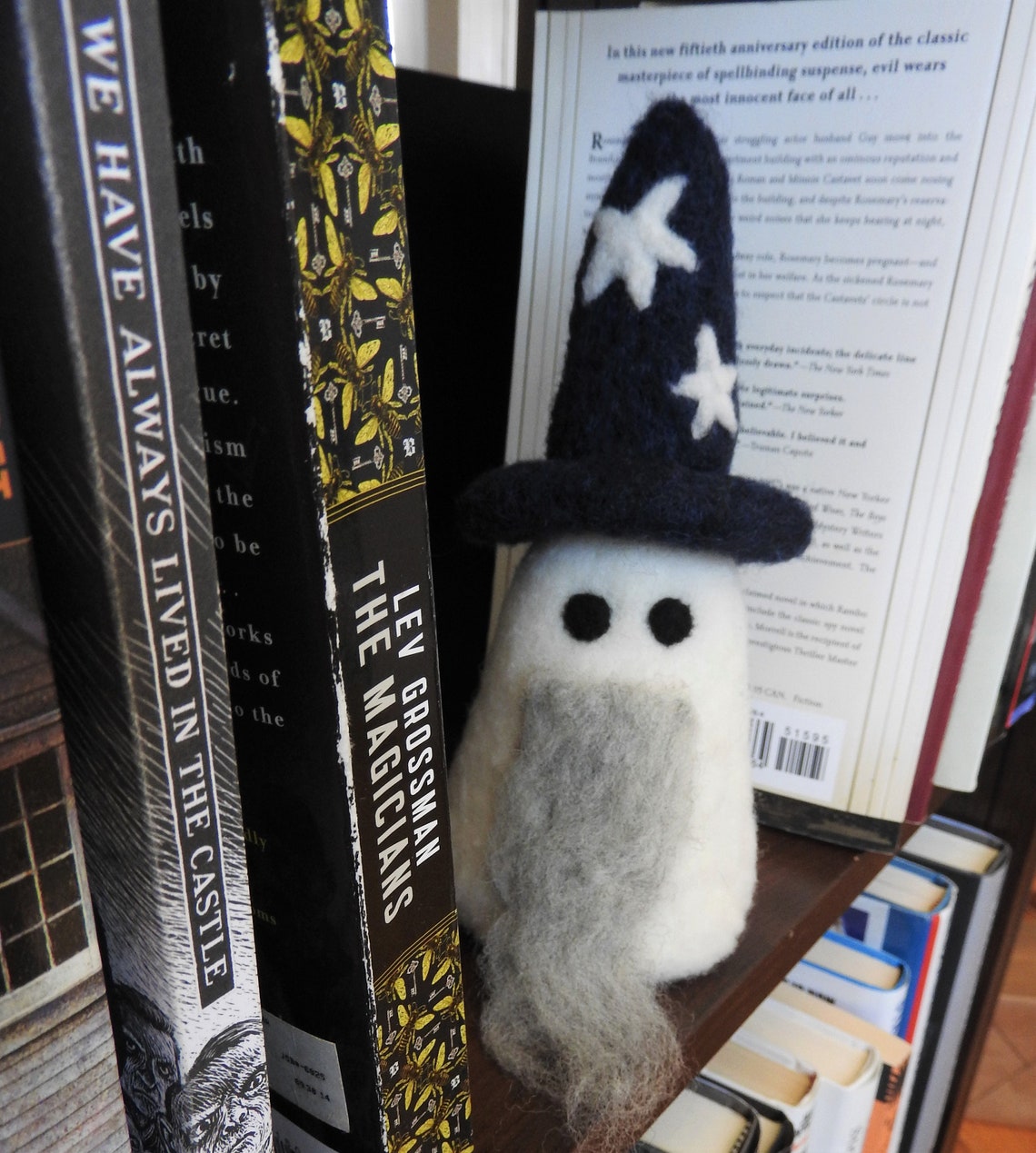 Wool Felted Ghost Wizard | Etsy