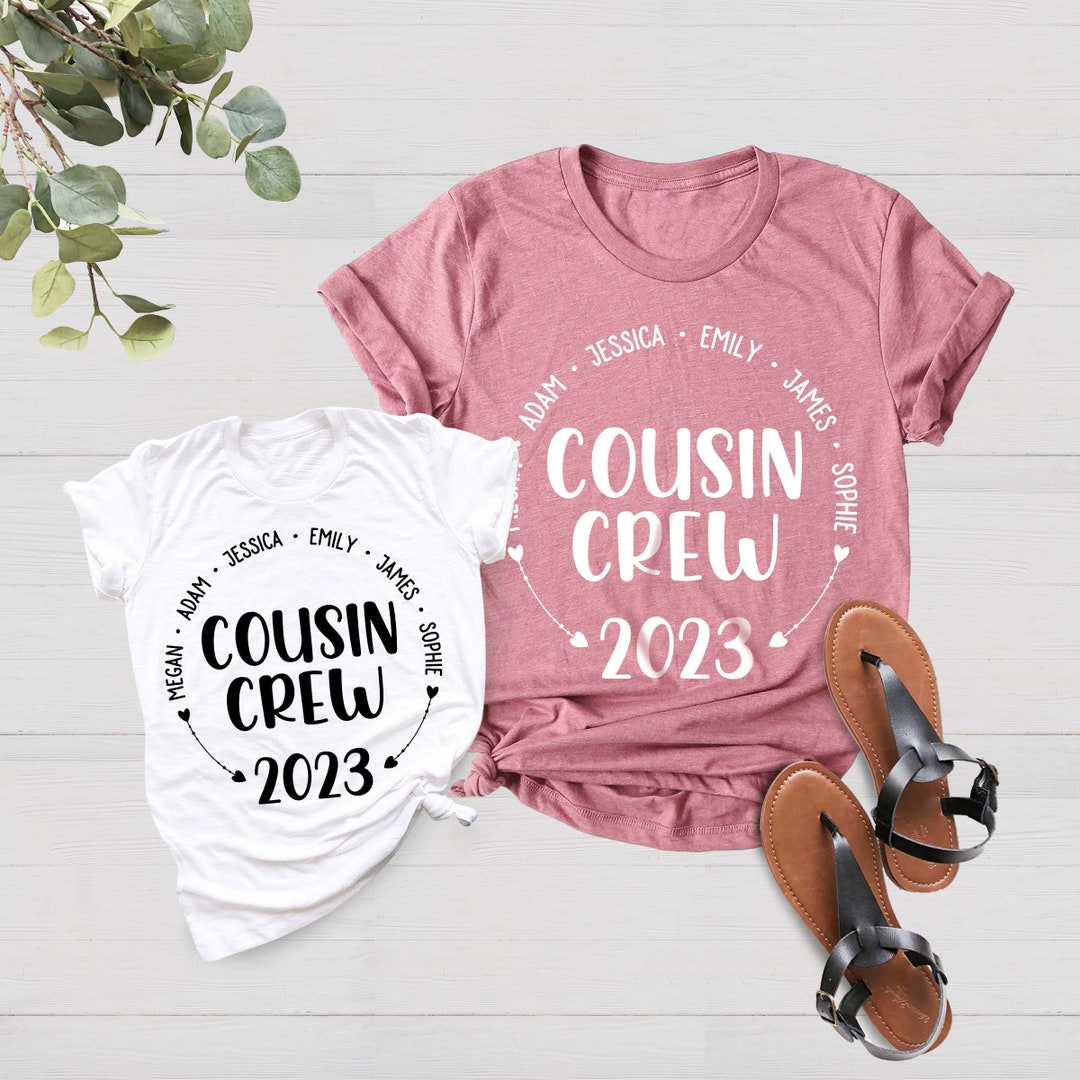 Custom Cousin Crew Shirt Family Cousin Gifts Holiday Shirt - Etsy