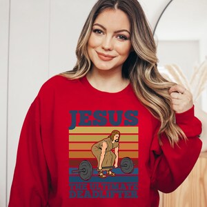 Jesus the Ultimate Deadlifter T-shirt, Cute Jesus Gift T-shirt ...